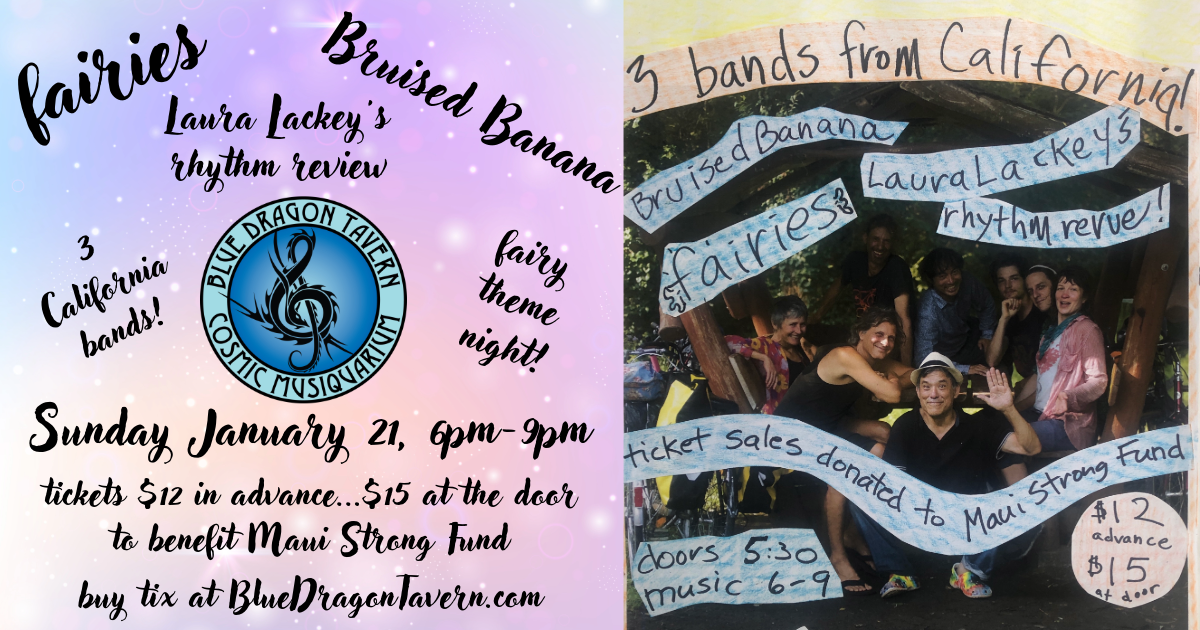 fairies, bruised banana, Laura Lackey's rhythm review - Blue Dragon ...